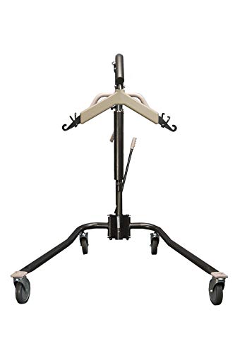 Proactive Medical Protekt Onyx Hydraulic Patient Body Lift - Heavy Duty for Home Use. 450lbs Capactiy with Adjustable Base