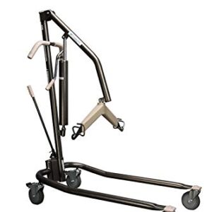 Proactive Medical Protekt Onyx Hydraulic Patient Body Lift - Heavy Duty for Home Use. 450lbs Capactiy with Adjustable Base