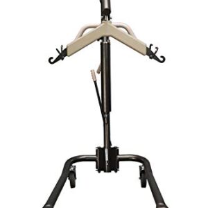 Proactive Medical Protekt Onyx Hydraulic Patient Body Lift - Heavy Duty for Home Use. 450lbs Capactiy with Adjustable Base