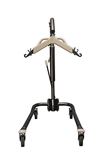 Proactive Medical Protekt Onyx Hydraulic Patient Body Lift - Heavy Duty for Home Use. 450lbs Capactiy with Adjustable Base