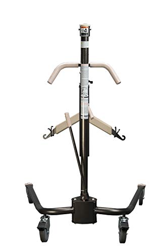 Proactive Medical Protekt Onyx Hydraulic Patient Body Lift - Heavy Duty for Home Use. 450lbs Capactiy with Adjustable Base