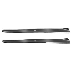 raparts (2) standard mower blades 21.675" x 5/8" fits toro time cutter z 106-2247-03 42-inch zero turn models