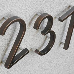 Distinctions 844709 Upgraded 5" Brushed Nickel 5" Floating House Number 9