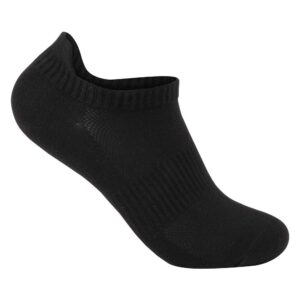 NPET SK1902 Ultra Comfort No Show Running Athletic Socks for Women Men (6 Pairs) Black