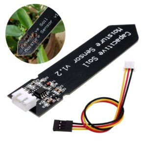 Gump's grocery Analog Capacitive Soil Moisture Sensor V1.2 Corrosion Resistant with Cable Wire