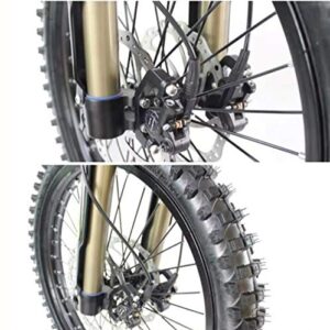 HALLOMOTOR eBike Hydraulic Disc Brake Kits with Front Dual Brake Calipers