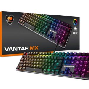 COUGAR Vantar MX Mechanical Gaming Keyboard (Red Switch) with RGB (Black)