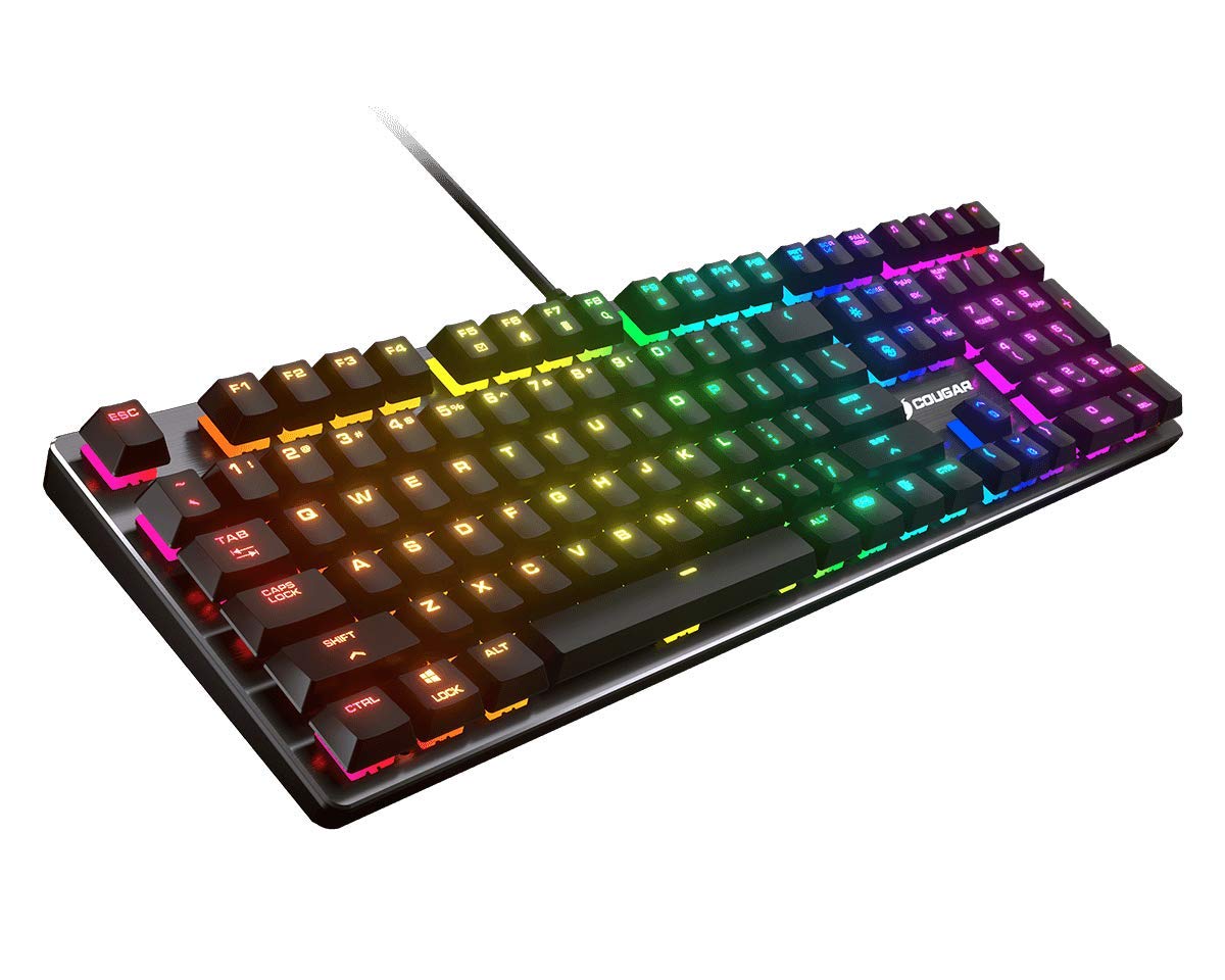 COUGAR Vantar MX Mechanical Gaming Keyboard (Red Switch) with RGB (Black)