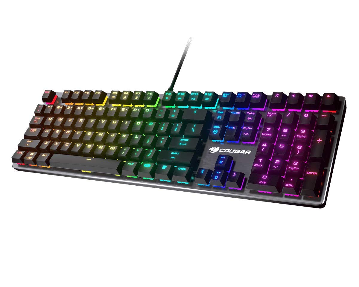 COUGAR Vantar MX Mechanical Gaming Keyboard (Red Switch) with RGB (Black)