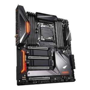 GIGABYTE X299X AORUS Master (Intel/X299/E-ATX/12 Phase Digital VRM/Triple Fins-Array Heatsink/ESS Sabre DAC/WiFi 6/10G LAN/5G LAN/Motherboard)