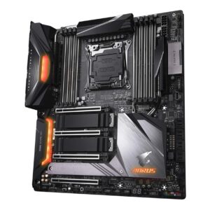 GIGABYTE X299X AORUS Master (Intel/X299/E-ATX/12 Phase Digital VRM/Triple Fins-Array Heatsink/ESS Sabre DAC/WiFi 6/10G LAN/5G LAN/Motherboard)