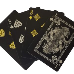 Creatures of The FAE Playing Cards by Gent Supply - Black, Gold & Silver Edition