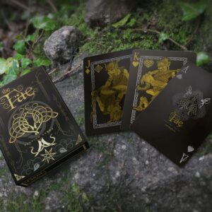 Creatures of The FAE Playing Cards by Gent Supply - Black, Gold & Silver Edition