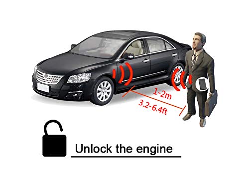 BANVIE Car Immobilizer Security System with Anti-hijacking, Vehicle Anti-Theft Electronic Engine Lock