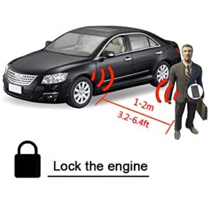 BANVIE Car Immobilizer Security System with Anti-hijacking, Vehicle Anti-Theft Electronic Engine Lock