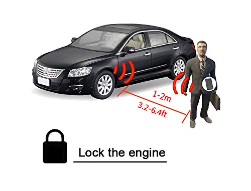 BANVIE Car Immobilizer Security System with Anti-hijacking, Vehicle Anti-Theft Electronic Engine Lock