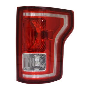 2015-2017 ford f150 passenger side tail light assembly; bulb type; without led [fo] partslink fo2801239c