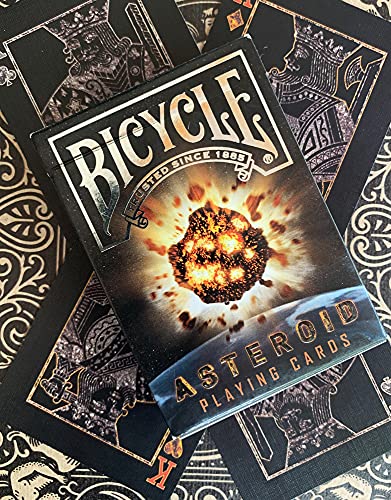 Bicycle Asteroid Playing Cards, Black