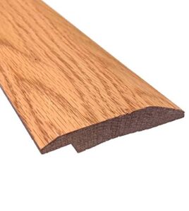 prefinished oak overlap threshold 3 1/2" wide x 5/8" thick with 5/16" high overlap (4 ft [48 3/4"] long)