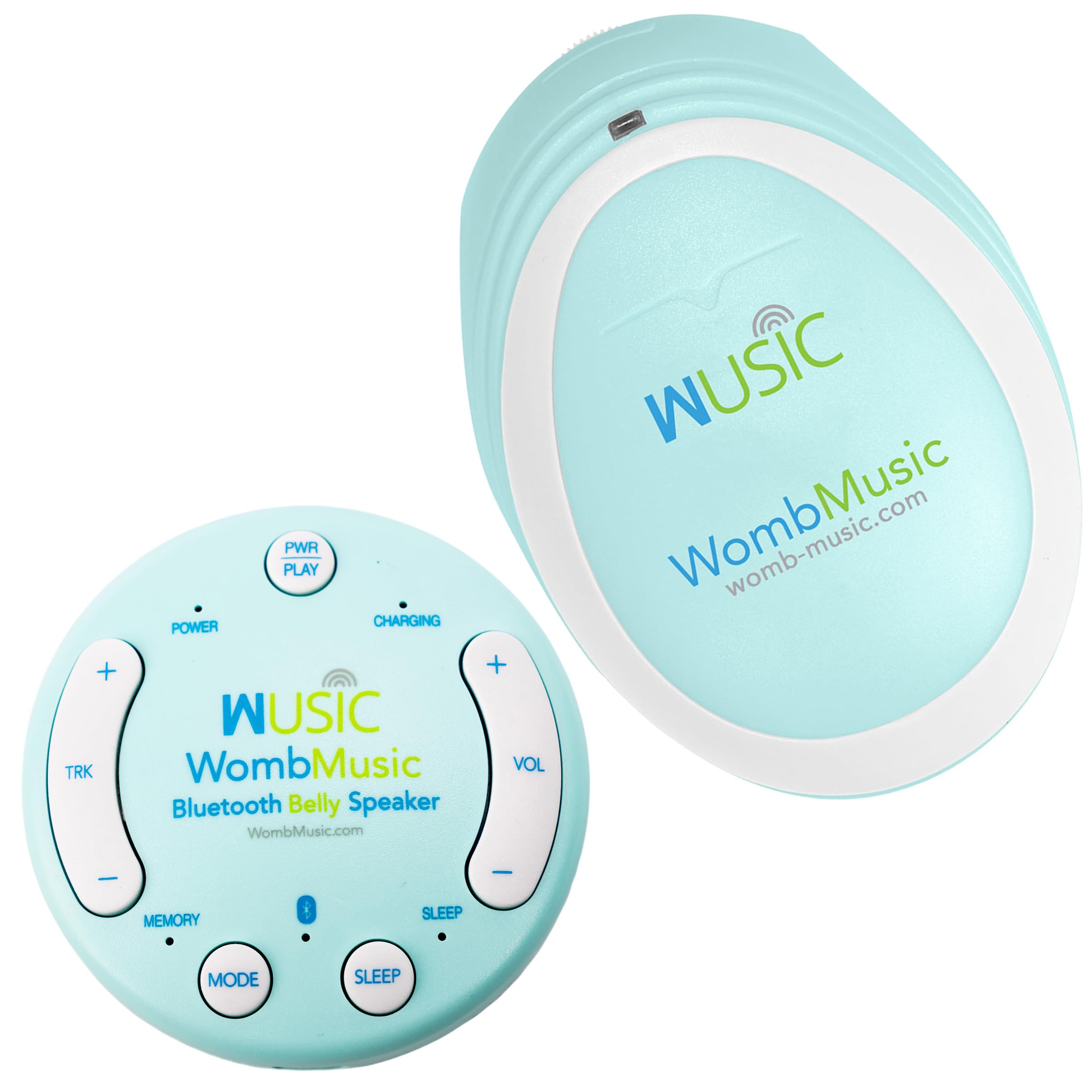 Wusic Premium Pregnancy Pack - Get The Womb Music Bluetooth Baby Belly Speaker and Baby Heartbeat Monitor in This Great Combo prenatal Pregnancy Gift Package.