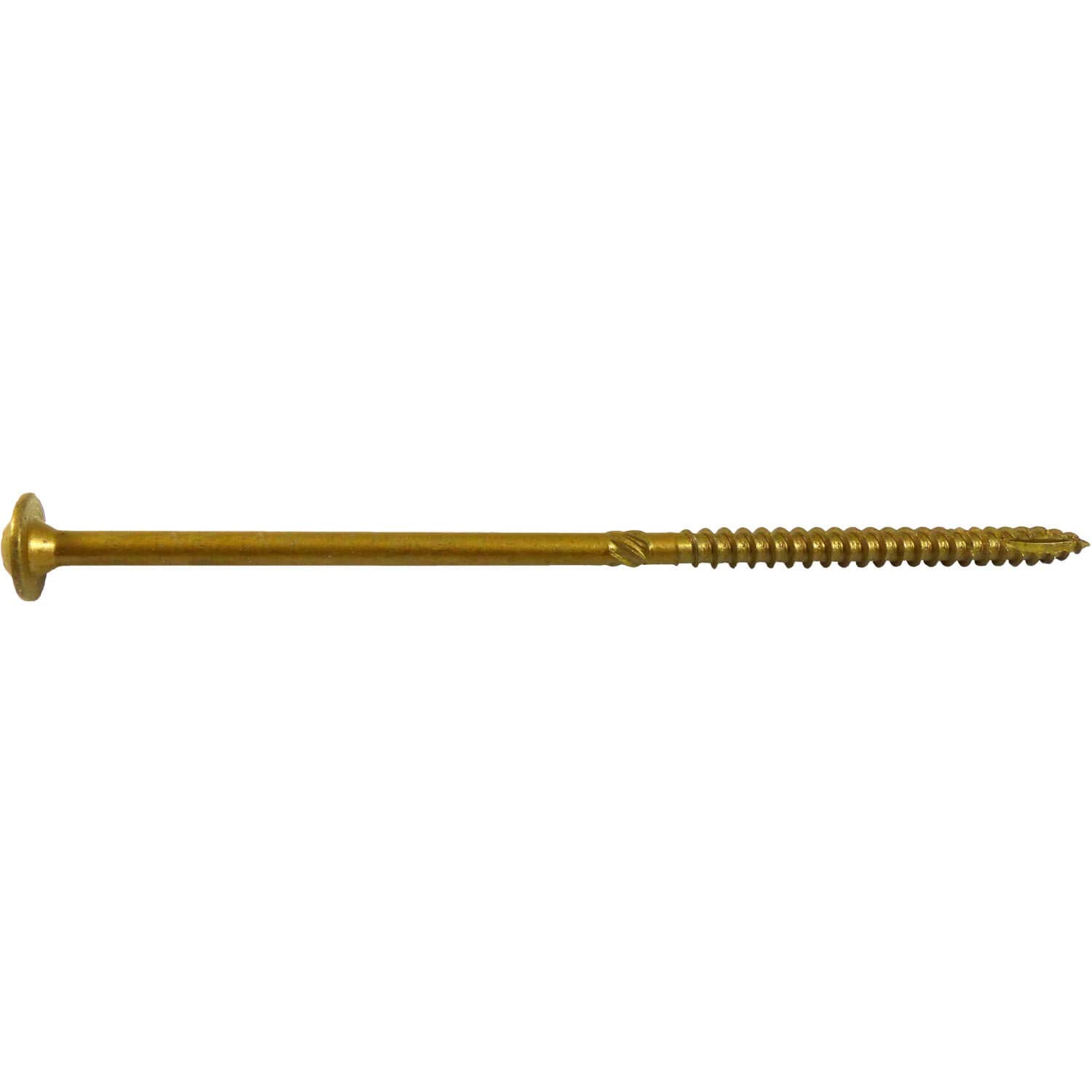 #17 x 8" Construction Lag Screw Exterior Coated Torx/Star Drive Heavy Duty Structural Lag Screw Far Superior to Common Lag Screws - Modified Truss Washer Head - 100 Screw Count