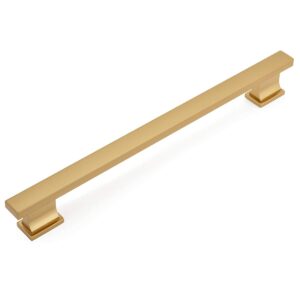 cosmas 702-192gc gold champagne contemporary cabinet hardware handle pull - 7-1/2" inch (192mm) hole centers