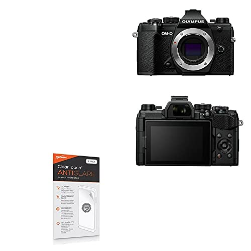 BoxWave Screen Protector Compatible with Olympus OM-D E-M5 Mark III - ClearTouch Anti-Glare (2-Pack), Anti-Fingerprint Matte Film Skin for Olympus OM-D E-M5 Mark III