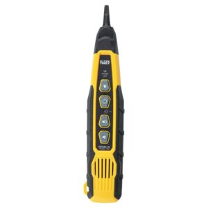 klein tools vdv500-123 wire tracer tracing probe with led work light for ethernet, internet, telephone, speaker, coax, video, and data cables rj45, rj11, rj12