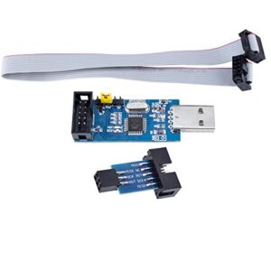 usbasp programmer downloader bootloader flashing kit for 51 avr usb isp asp microcontroller compatible with ender 3 pro cr10 cr-10 3d printer