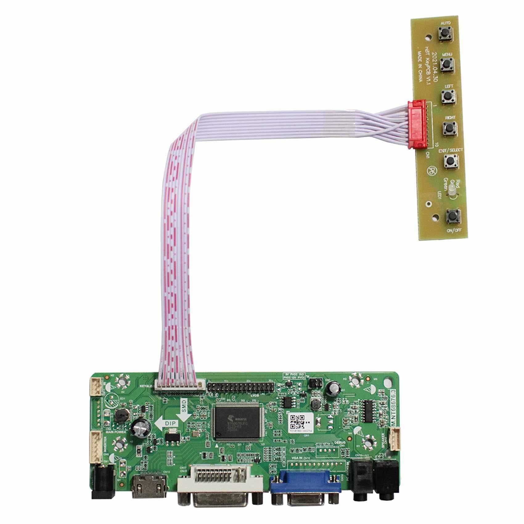 VSDISPLAY HD-MI DVI VGA Audio LCD Controller Board Fit for 17 inch 4:3 1280X960 DV170YGZ-N10 DV170YGM-N10