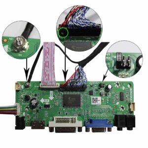 VSDISPLAY HD-MI DVI VGA Audio LCD Controller Board Fit for 17 inch 4:3 1280X960 DV170YGZ-N10 DV170YGM-N10