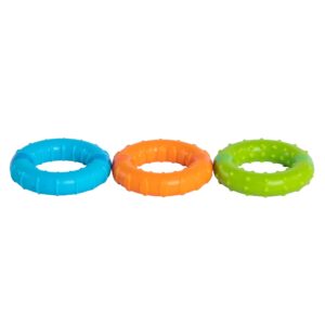 Fat Brain Toys Silly Rings - Three Magnetic Sensory Rings for Babies & Toddlers