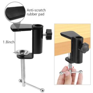 ChromLives Overhead Video Stand Phone Holder Articulating Arm Phone Mount Table Top Scissor Boom Arm Articulating Phone Stand Tablet Phone Holder for Streaming Phone Baking Crafting