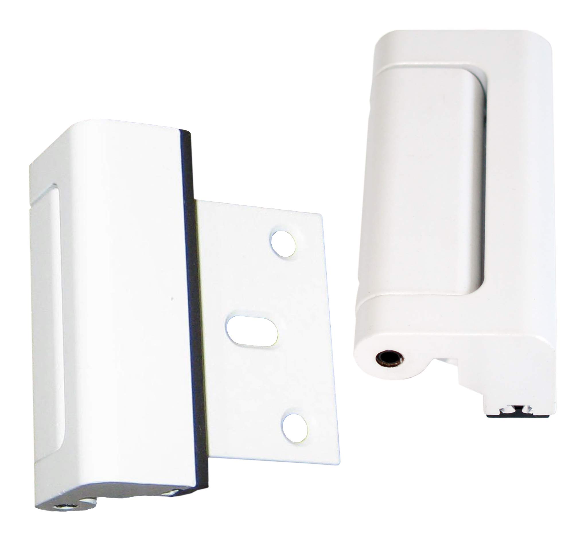 Cardinal Gates Door Guardian - Door Lock Security & Door Reinforcement for Inward Swinging Doors - Child Safety Locks for Doors - 2 Pack - White