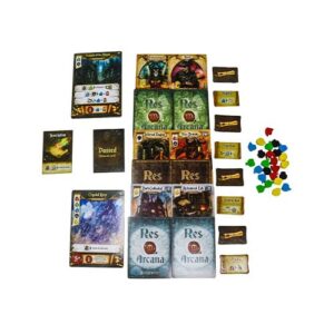 Res Arcana Lux et Tenabrae Board Game EXPANSION - Magical Fantasy Adventure Game, Strategy Game for Kids & Adults, Ages 14+, 2-5 Players, 30-60 Min Playtime, Made by Sand Castle Games