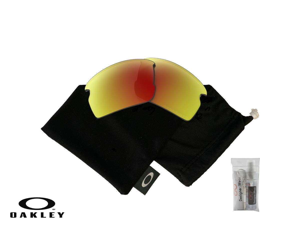 Oakley Original Half Jacket 2.0 XL OO9154 PRIZM Ruby Iridium Polarized Replacement Lenses For Men For Women+BUNDLE Microfiber Cloth Bag