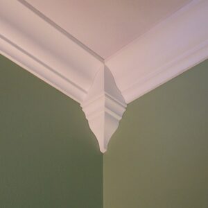 Package of 4 Crown Molding Corner Inside Block for 5-5 1/4" Inch Crown Molding