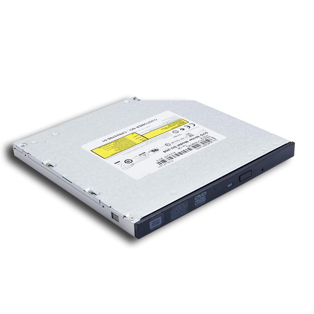 New Dual Layer 8X DVD+-RW DL DVD-RAM Writer 24X CD-RW Burner, Model SU-208 SU208 SU-208GB 208BB 208AB 208FB 208CB, Laptop Internal CD DVD Player 9.5mm Slim Tray-Loading SATA Optical Drive Replacement