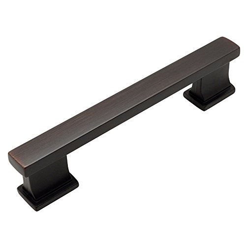 Cosmas 10 Pack 702-5ORB Oil Rubbed Bronze Contemporary Cabinet Hardware Handle Pull - 5" Inch (128mm) Hole Centers