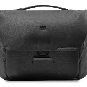 Peak Design Everyday Messenger V2 13L Black, Travel or Photo Carry with Laptop Sleeve (BEDM-13-BK-2)