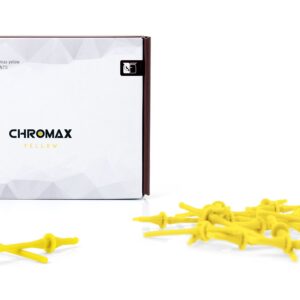 Noctua NA-SAV2 chromax.Yellow, Silicone Anti-Vibration Fan Mount Set (20-Pack, Yellow)