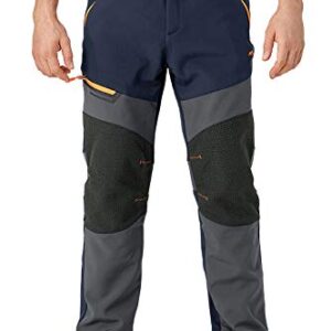 TACVASEN Men's Waterproof Pants Winter Pants Fleece Lined Pants Snow Pants Warm Pants Outdoor Pants Hiking Pants Navy