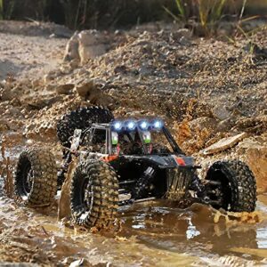 HAIBOXING Remote Control Car,1:12 Scale 4x4 RC Cars Protector 38+ KM/H Speed, 2.4G All-Terrain Off-Road Truck Toy Gifts for Boys and Adults Included Two Rechargeable Batteries Provide 40+ Min Playtime