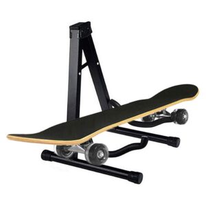 mkki Skateboard Storage,Display, & Organizer,Longboard Skate Stand,Portable Skateboard Stand Holder for Skateboard or Longboard Skate, Skateboard Accessories/No Skateboard