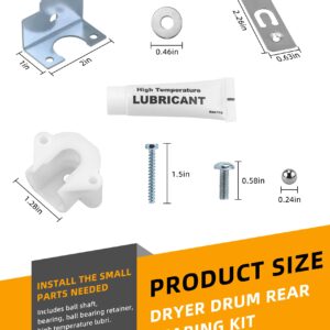 AMI PARTS Upgraded 5303281153 & 134503600 Dryer Drum Bearing Kit Compatible with Frigidaire & Kenmore Dryers - Replaces AP2142648 PS1148434 PS459829 134163400 - Buy with Confidence