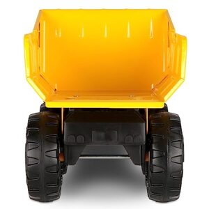 Tonka Steel Classics Mighty Dump Truck, Toy Truck, Real Steel Construction, Ages 3 and Up, Frustration-Free Packaging (FFP) , Yellow