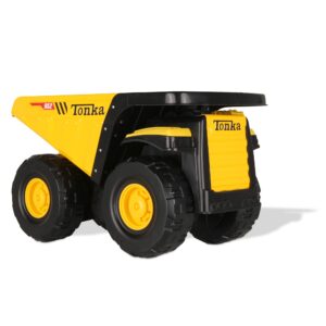 tonka steel mighty dump truck - yellow, for ages 3+, made of steel and plastic