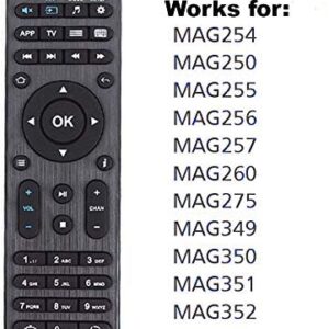 Replacement Remote Control for MAG254 MAG250 255/256 / 257/260 / 275/349 / 350/351 / 352 MAG322W1 MAG 322 OTT TV Box IPTV Set-Top Box