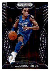 2019-20 panini prizm draft #77 pj washington jr. kentucky wildcats basketball card