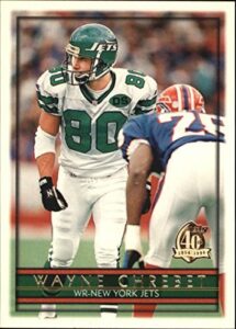 1996 topps #30 wayne chrebet nfl football trading card